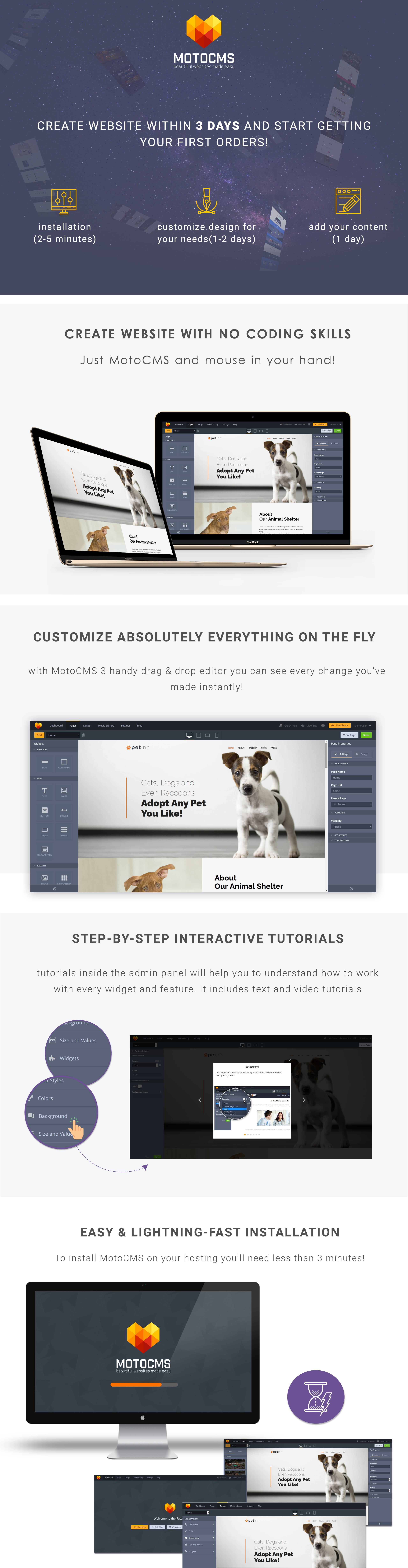 Pet Adoption Website Template for Pet Shelter - MotoCMS