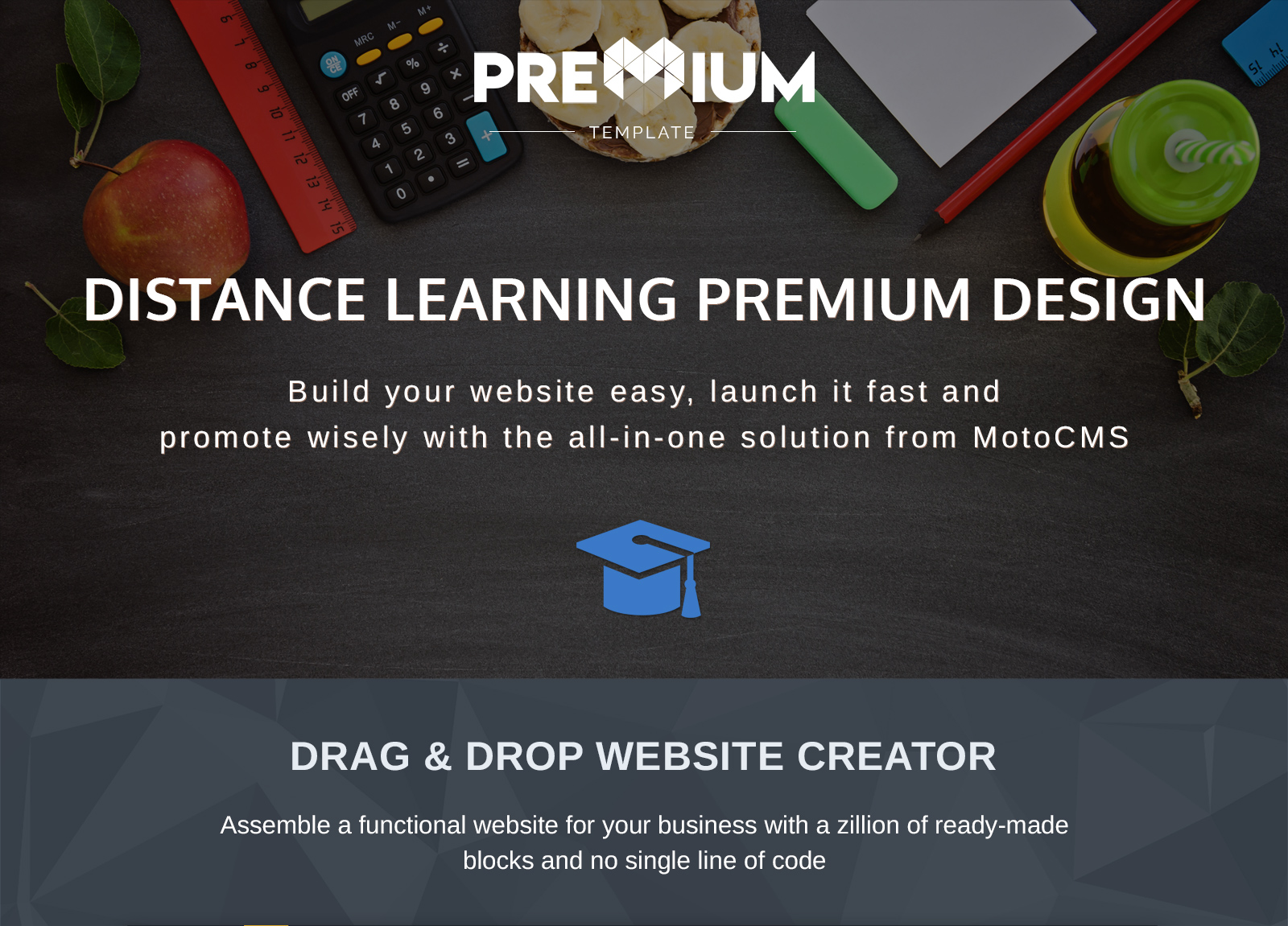 Distance Learning Website Design - MotoCMS