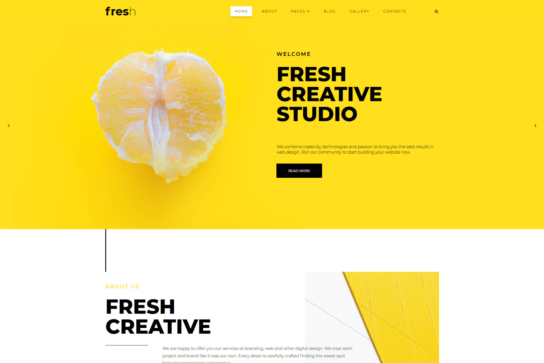 Company Portfolio Website Template - MotoCMS
