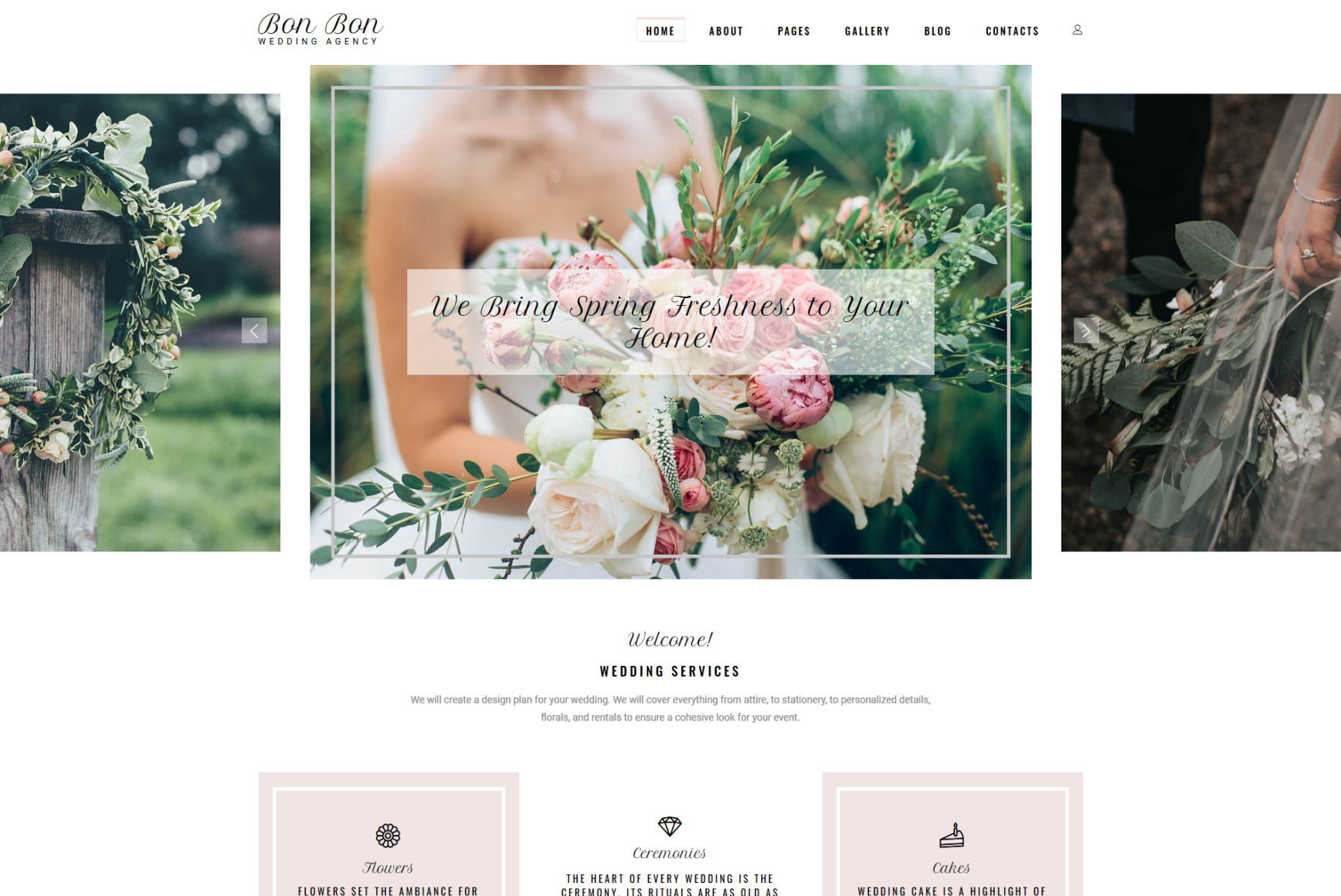 Wedding Photography Website Template - MotoCMS
