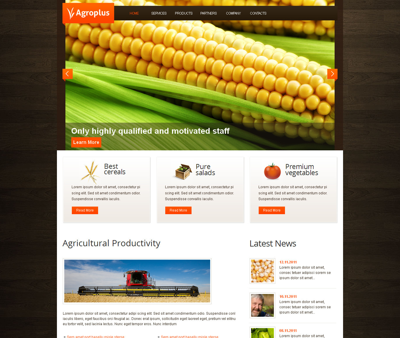 Agriculture Website Template for Better Farming - MotoCMS