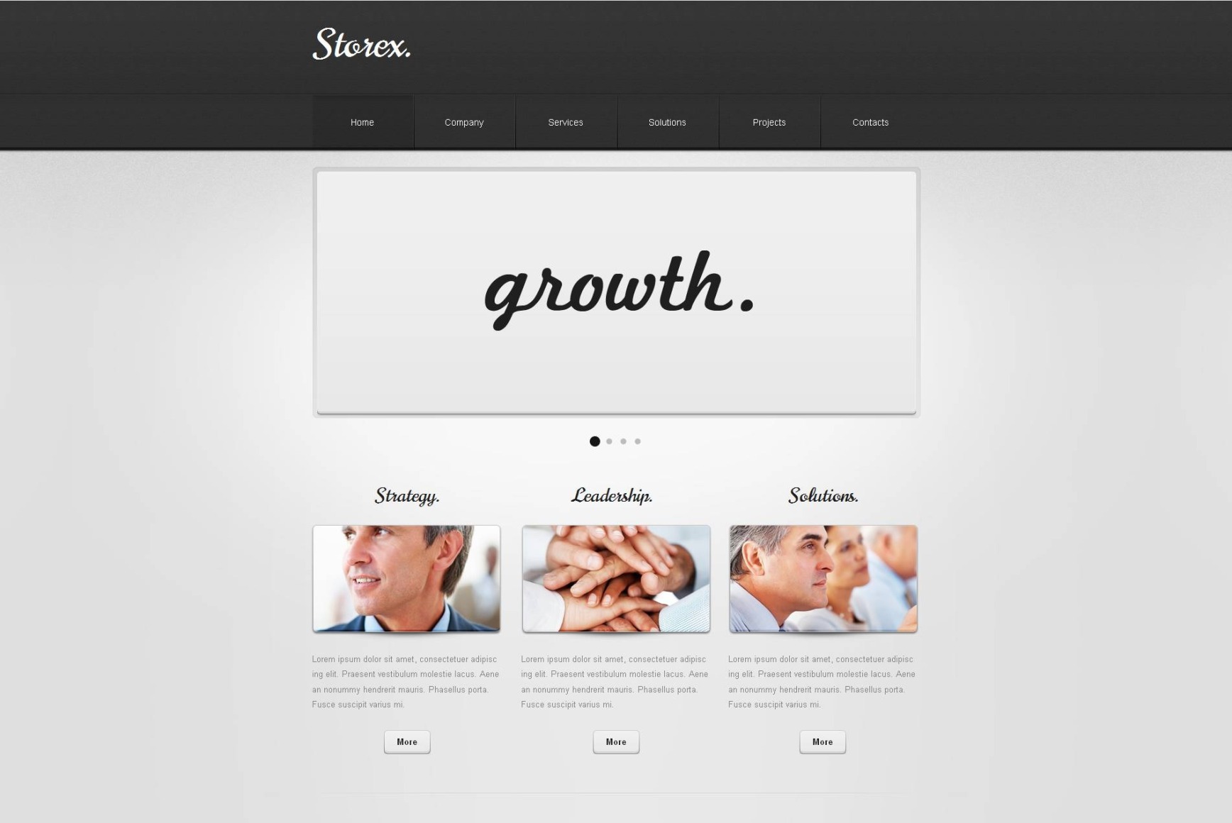 Clean, Simple and Minimalist Business Website Template - MotoCMS