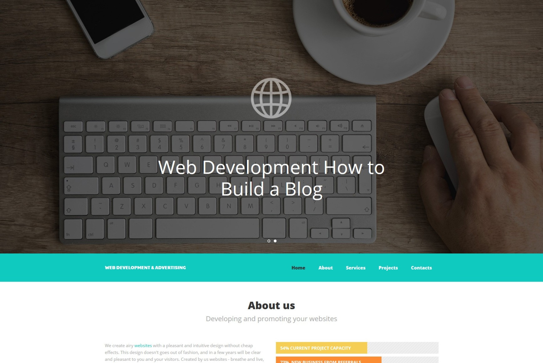 Software Development Website Template for Web Dev Site - MotoCMS