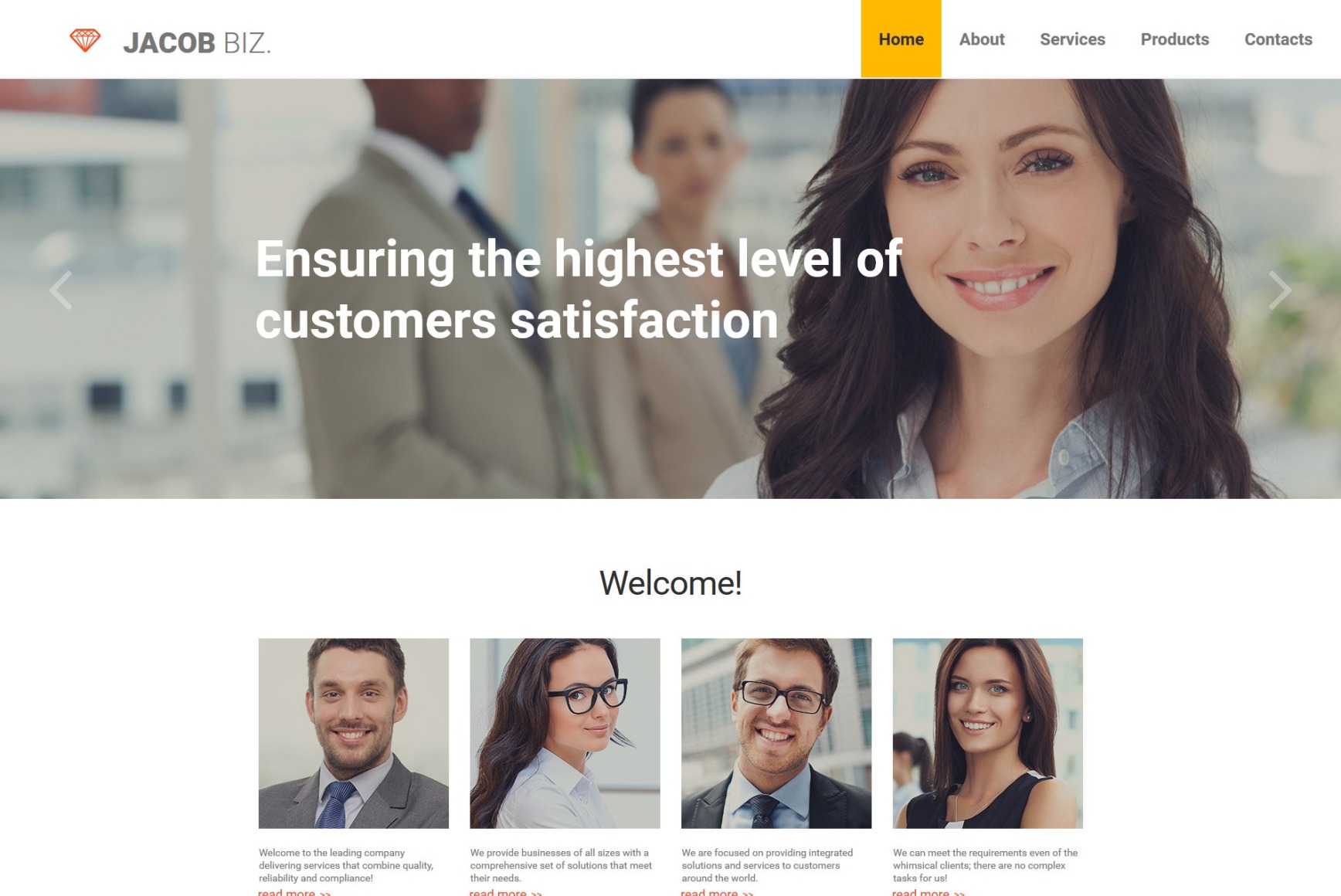Local Business Website Template for Companies - MotoCMS