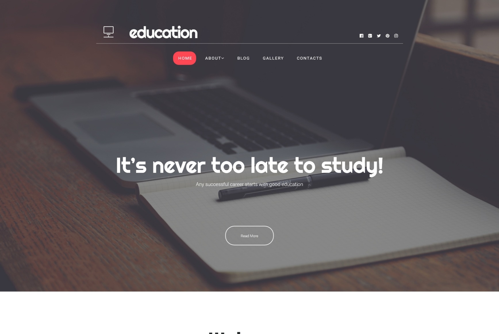 Education Portal Website Template for Academic Site - MotoCMS