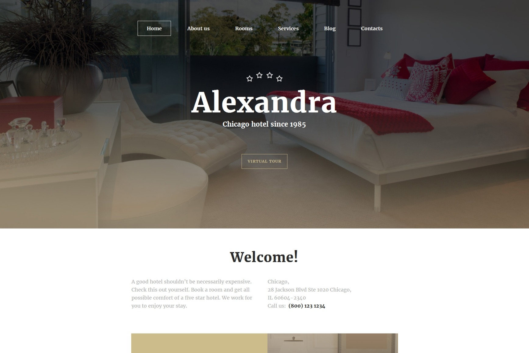 Hotel Management Website Template for City Hotel Site - MotoCMS