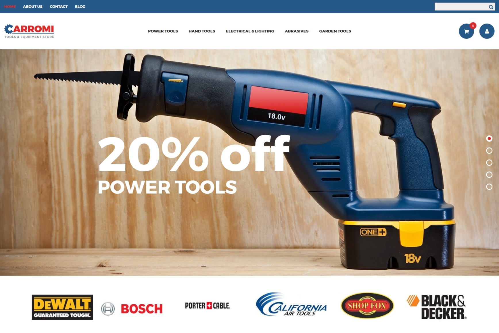 Hardware Store Template for Tools & Equipment Website - MotoCMS