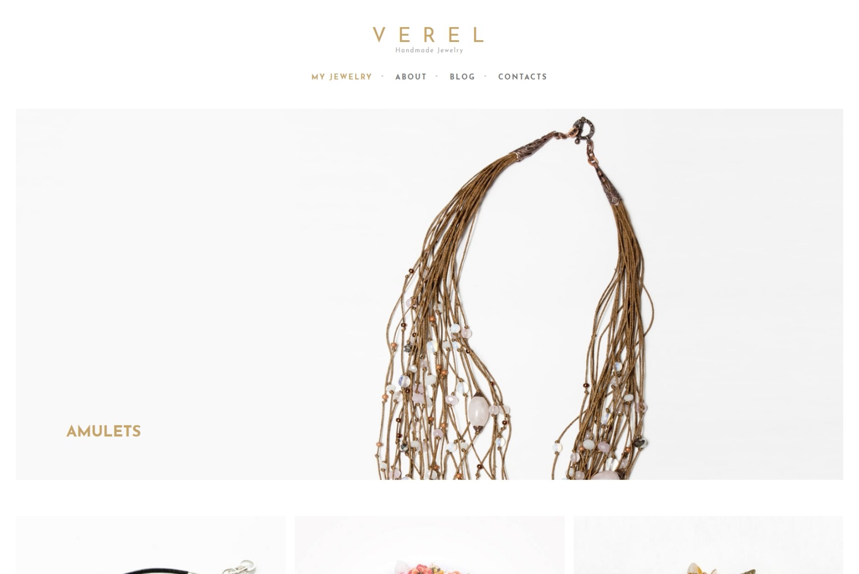 Jewellery Website Template for Handmade Jewelry Sites - MotoCMS