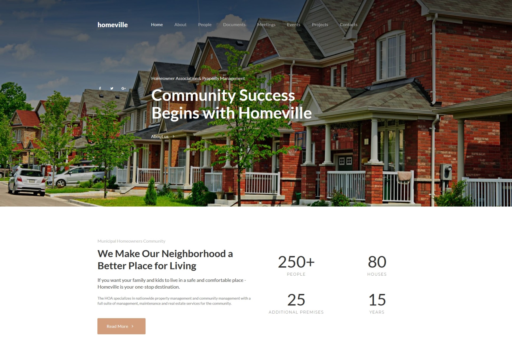 Homeowners Association Website Template - HOA Site - MotoCMS