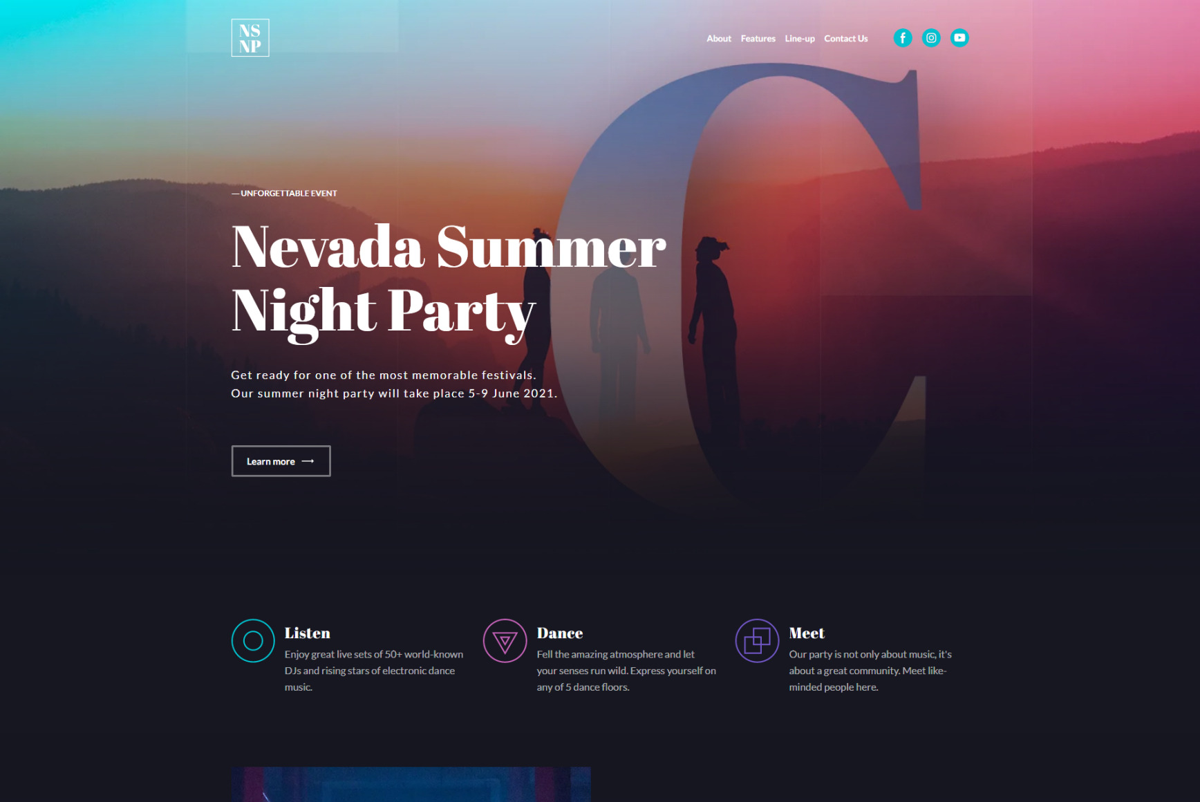 Party Place Website Template for Party Promotion - MotoCMS
