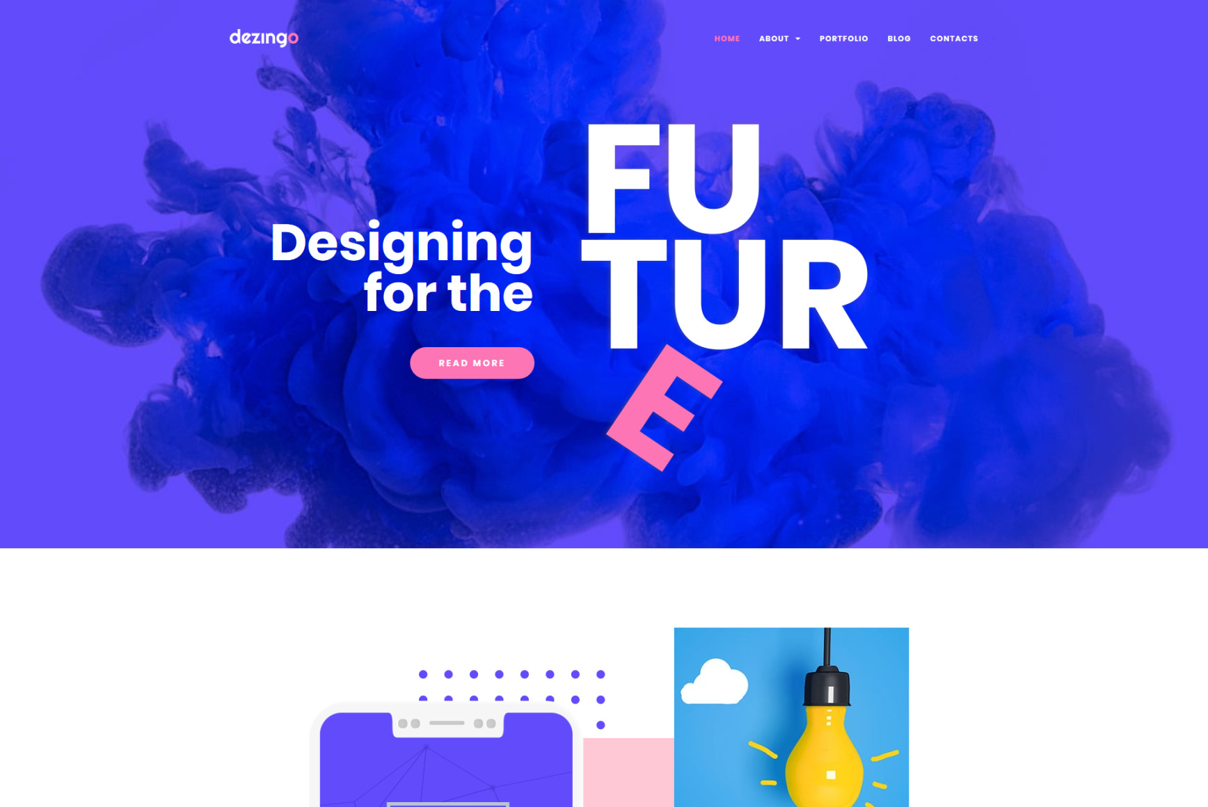 Startup Website Design for Creatives - MotoCMS