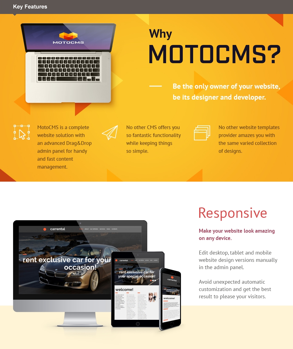 Car Booking Website Template for Car Rental Services - MotoCMS