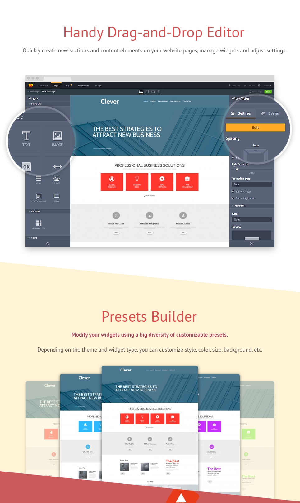 Business Web Page Design for Entrepreneur Websites - MotoCMS