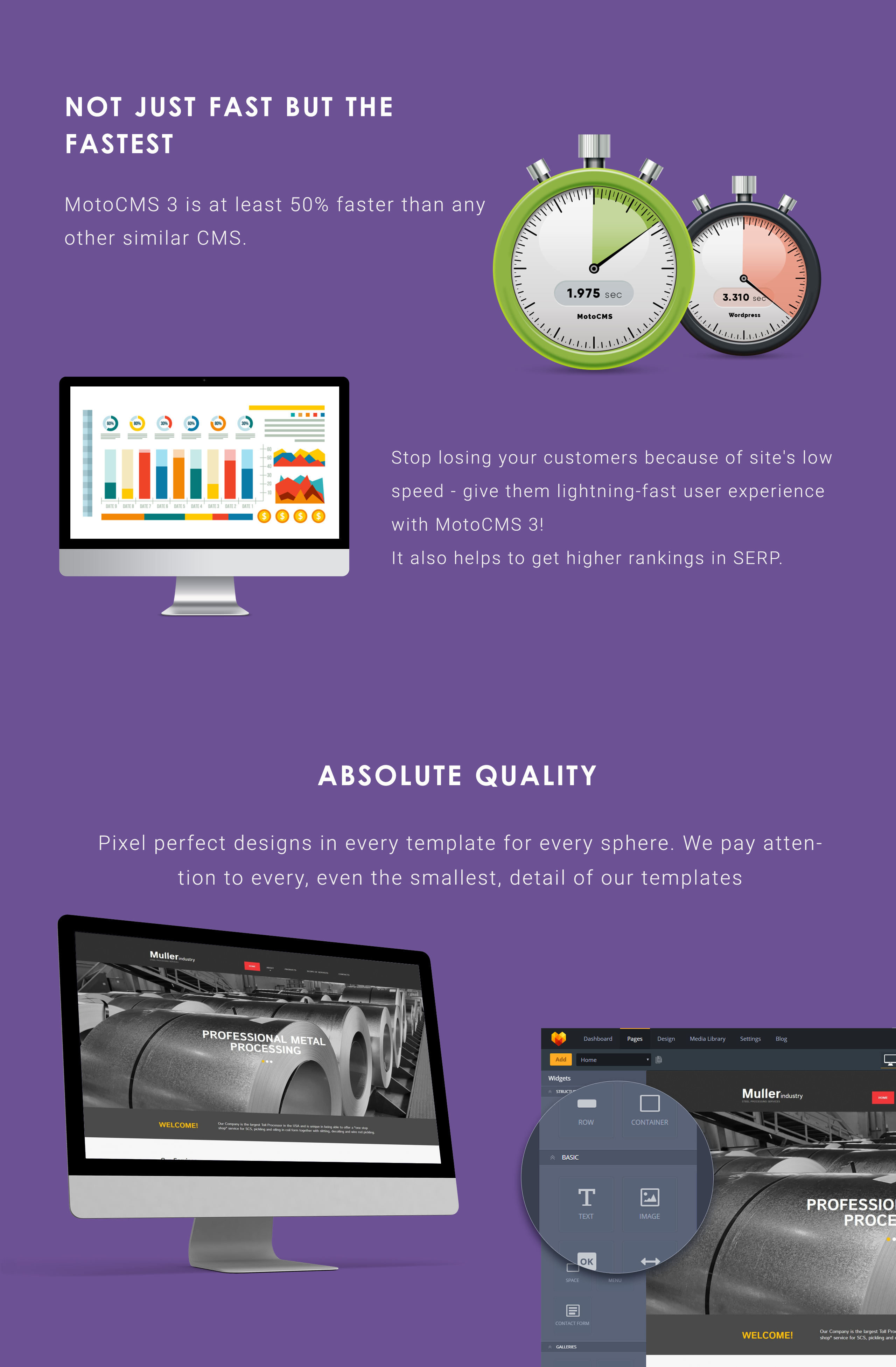 Steel Website Template for Metal Fabrication Company - MotoCMS