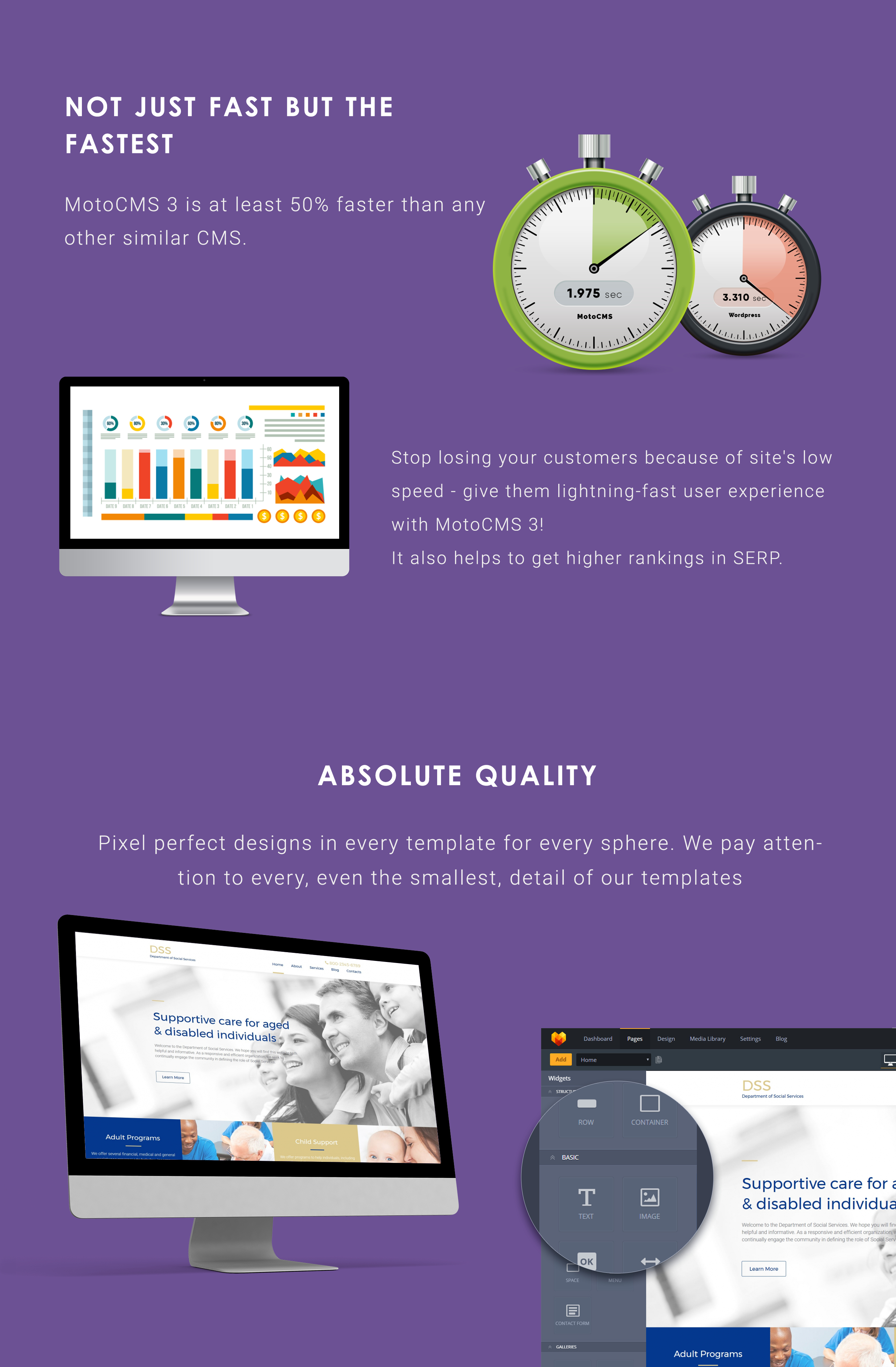Social Service Website Template for Society Care Site - MotoCMS