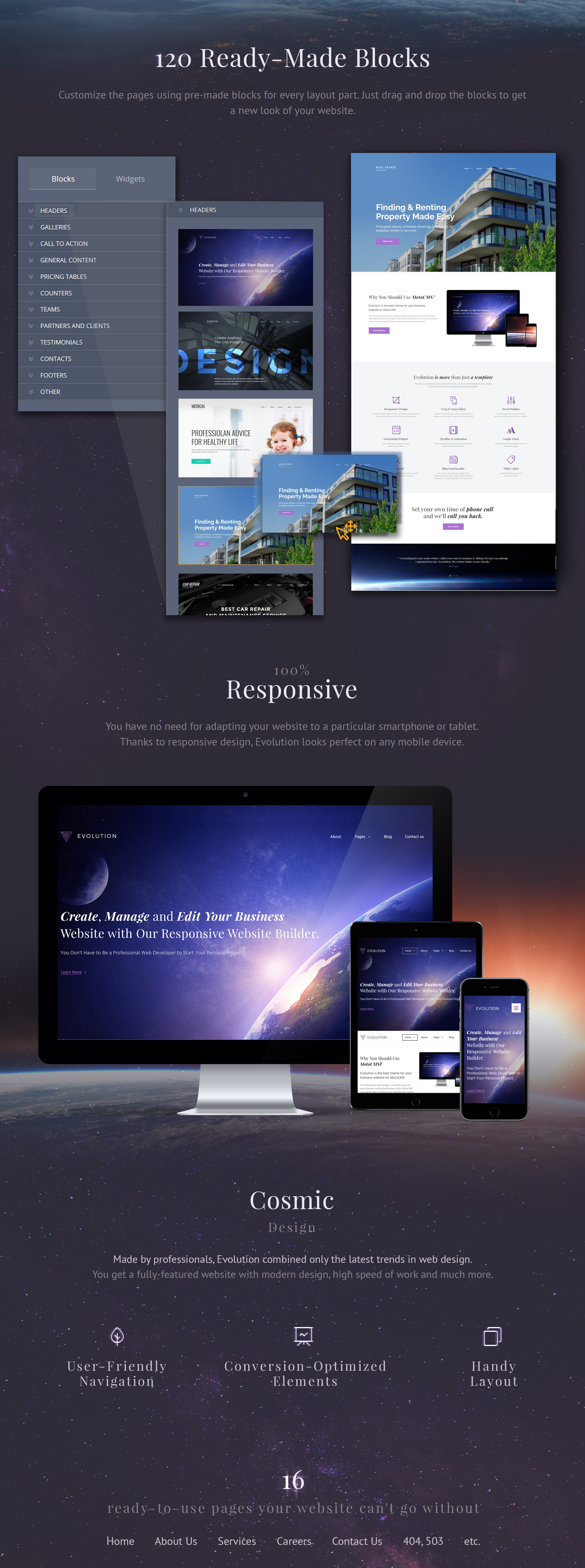 Universal Website Template for Business - Evolution - MotoCMS