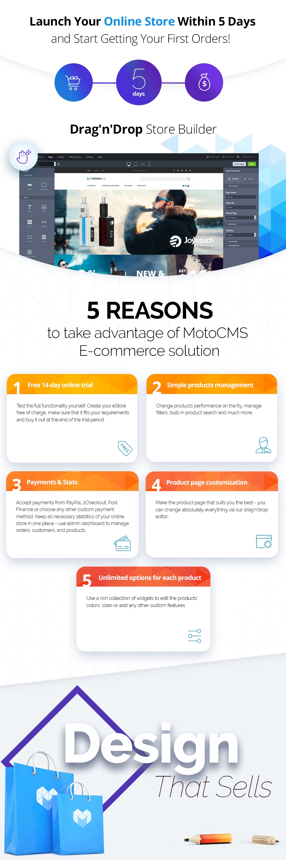 Vape Shop Website Template for Vapor Sellers - MotoCMS