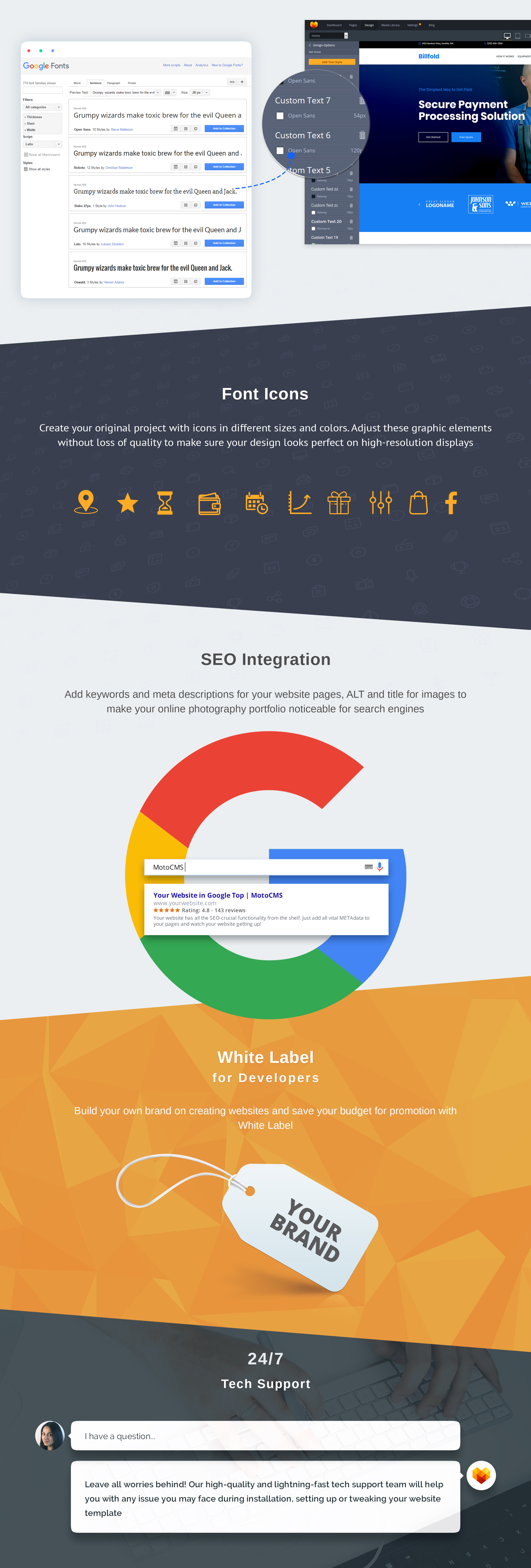 Credit Card Processing Website Template for Companies - MotoCMS