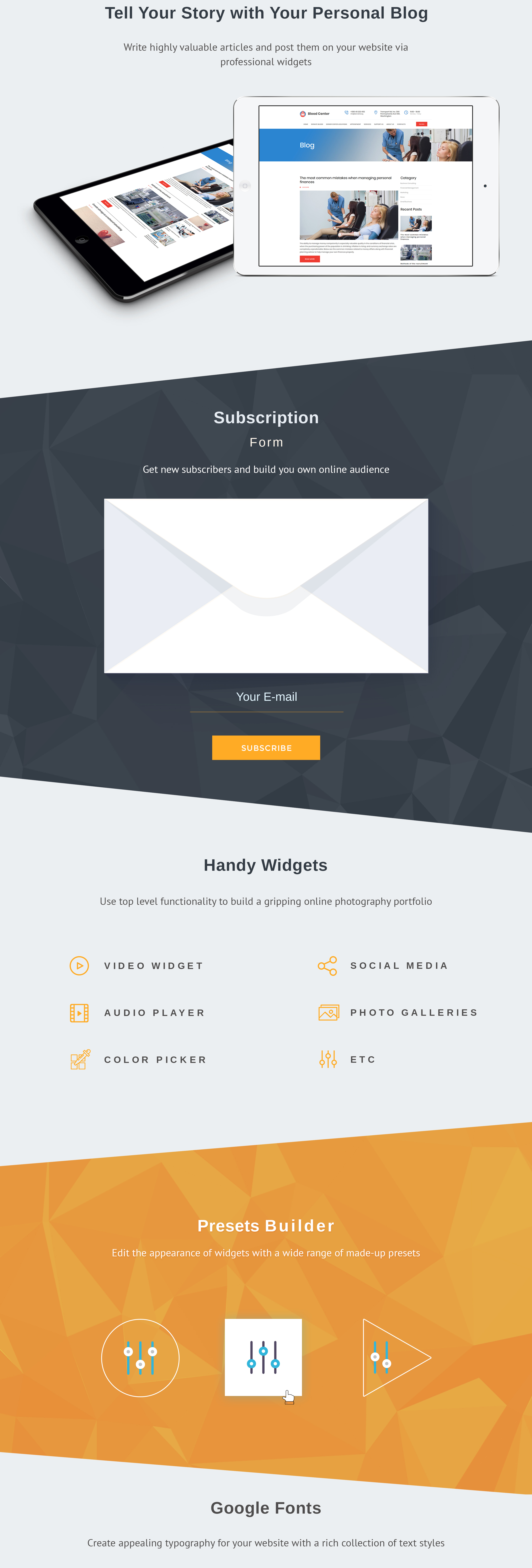 Blood Donation Website Template for Blood Bank - MotoCMS