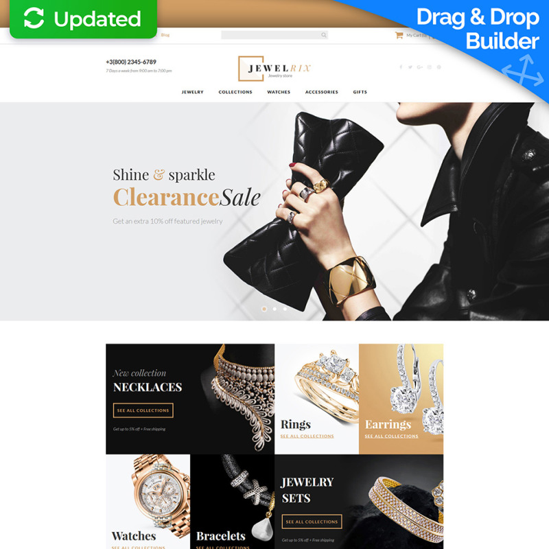 Online Jewelry Store Website Templates 17+ Best Jewelry Store