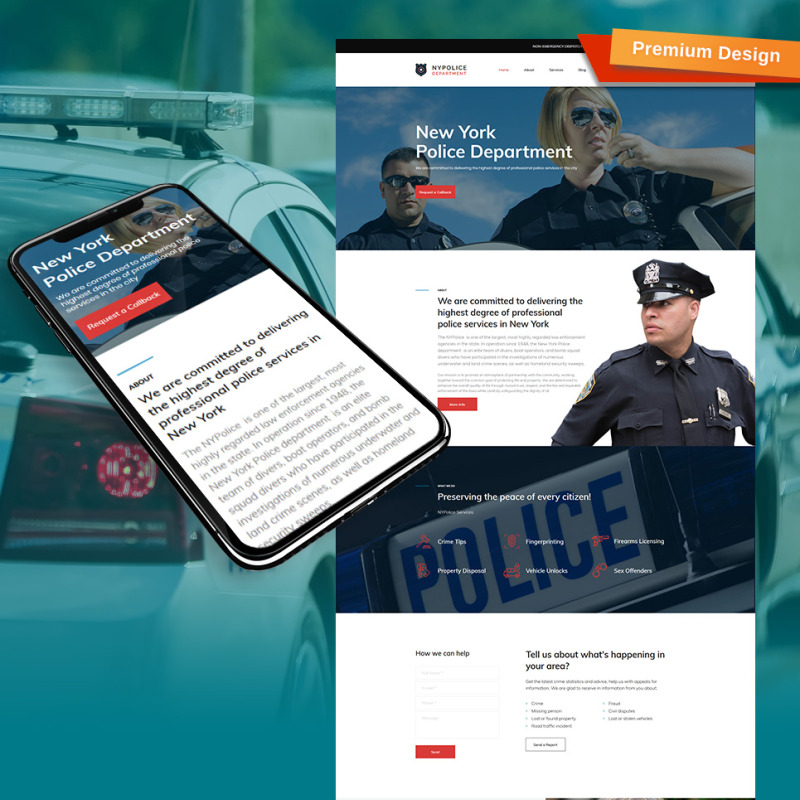Sheriff Website Templates