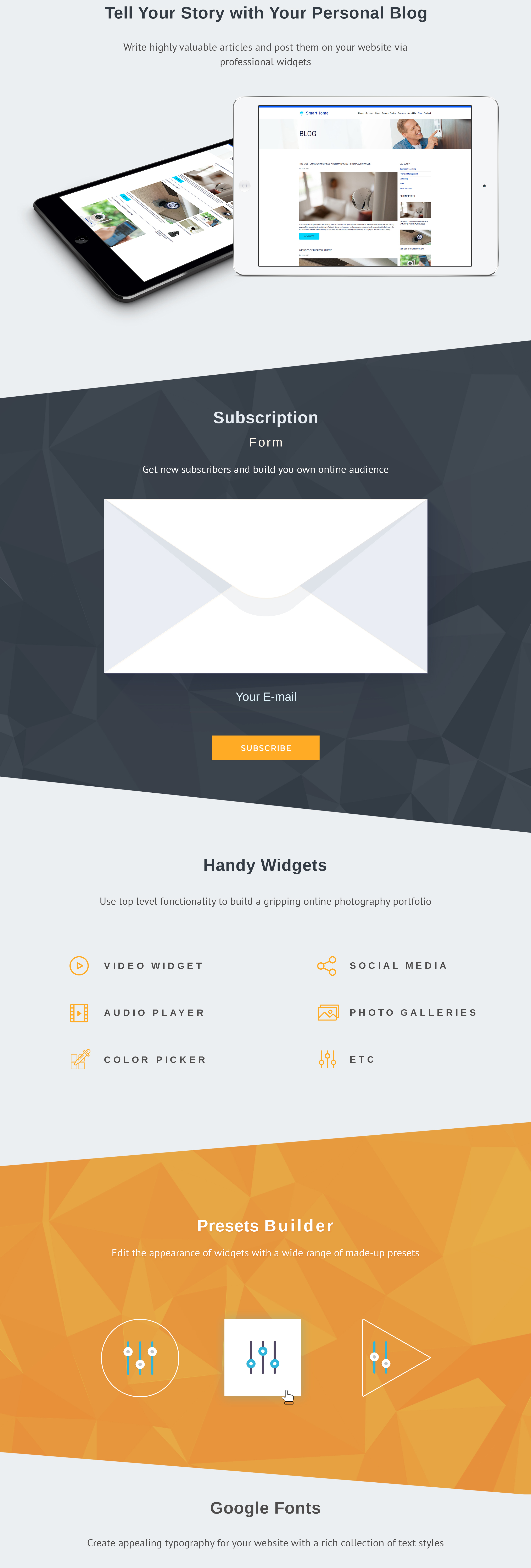 Smart Home Website Template for Home Automation - MotoCMS