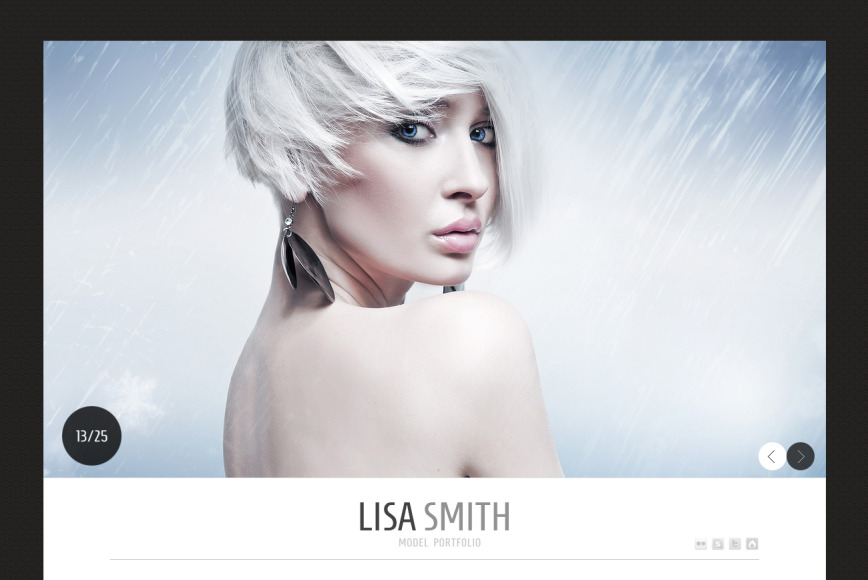 Photography Website Template with Background Slider - MotoCMS