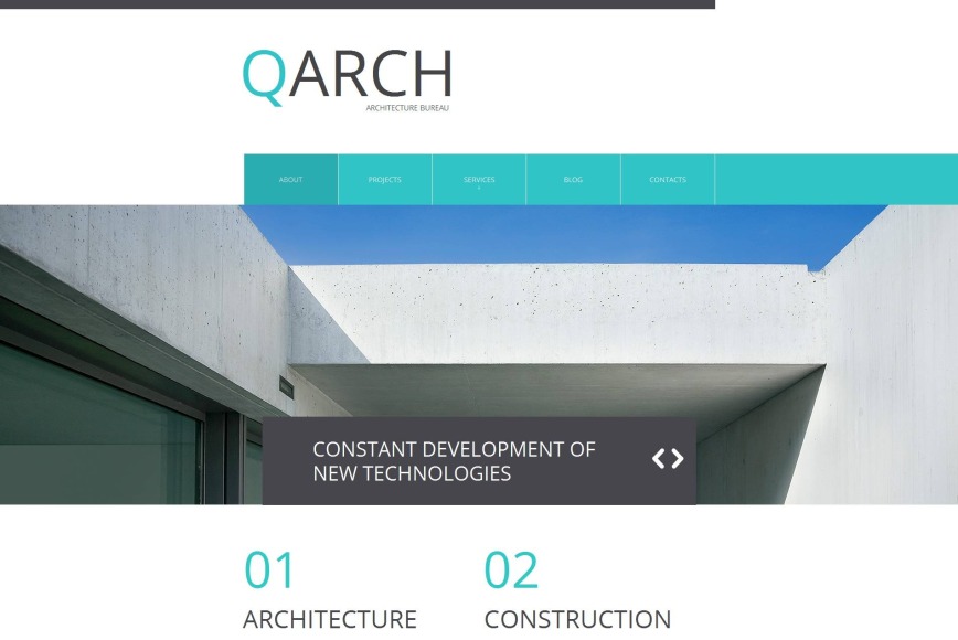 CMS Website Template for Architecture Bureau - MotoCMS