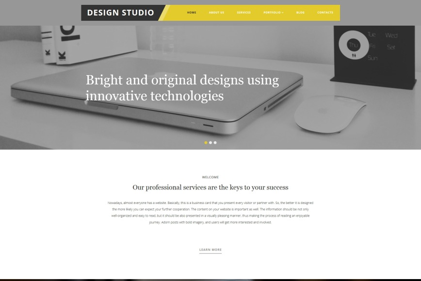 Web Designing Website Template for Dev Studio - MotoCMS