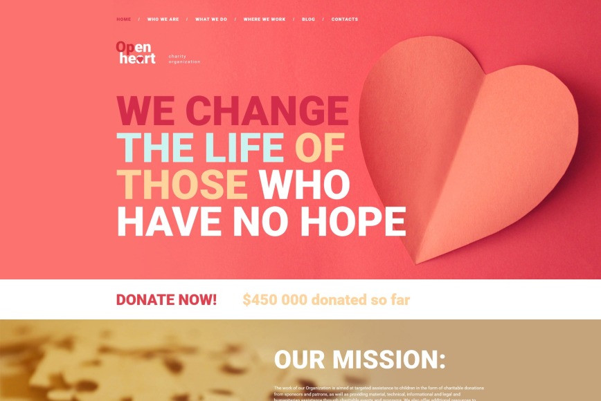 Charity Website Design for Non-Profit Organizations - MotoCMS