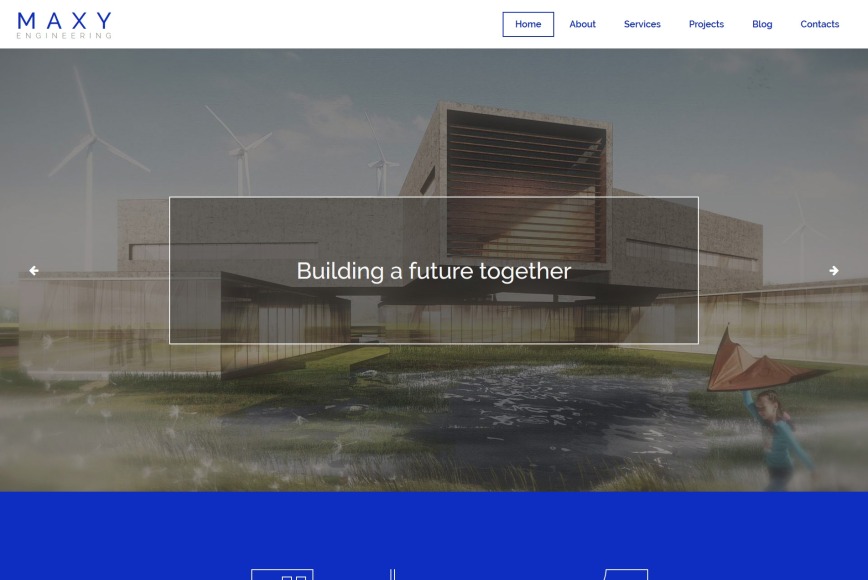 Engineering Website Design for Infrastructure Company - MotoCMS