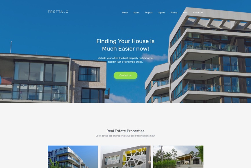 Real Estate Website Design for Property Agents - MotoCMS