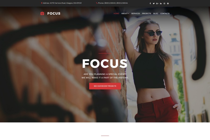 Photo Gallery Page Template for Photographers - MotoCMS