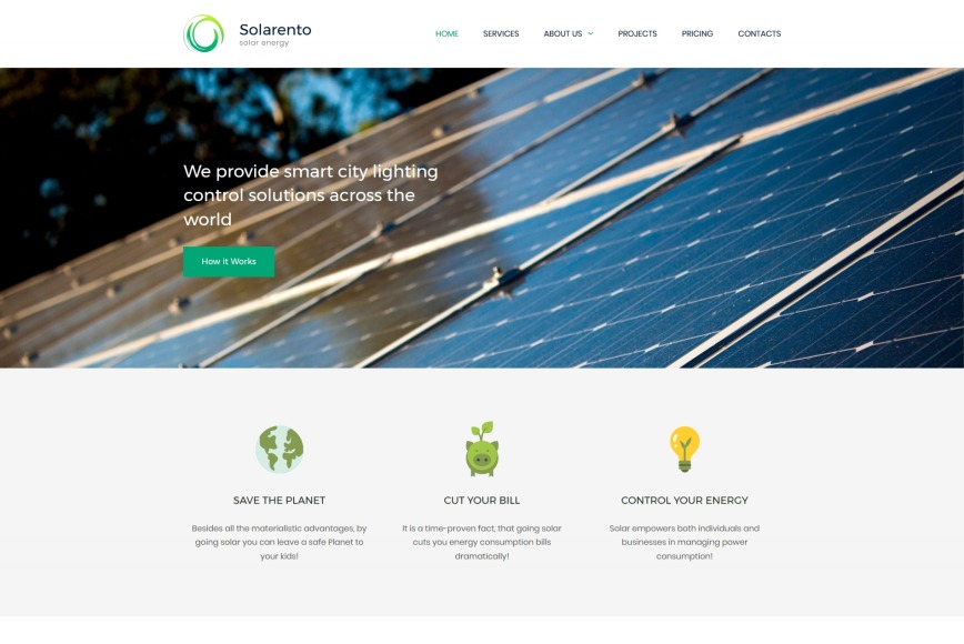 Lighting Website Template - MotoCMS