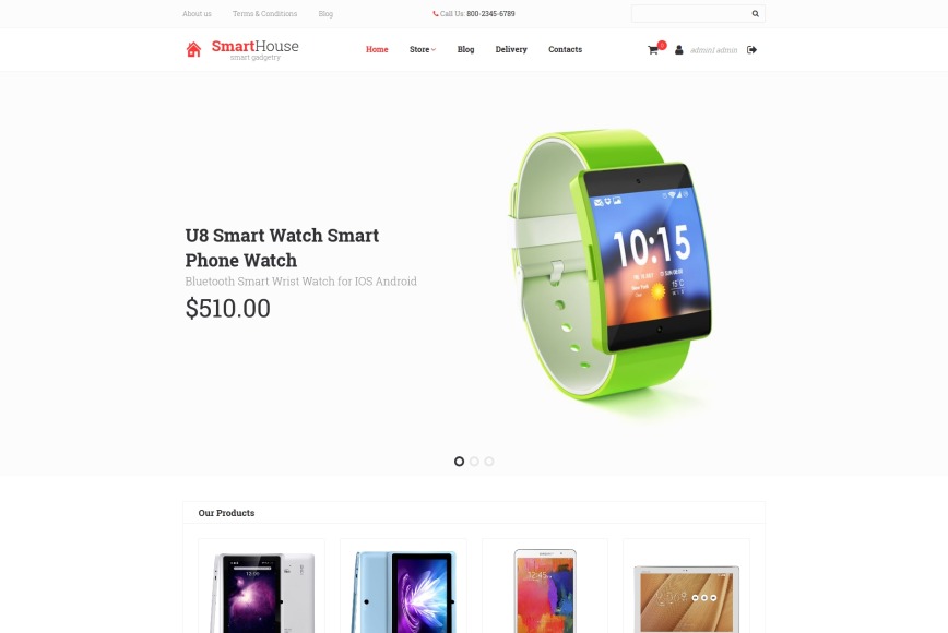 Electronics Website Design for Online Gadget Store - MotoCMS