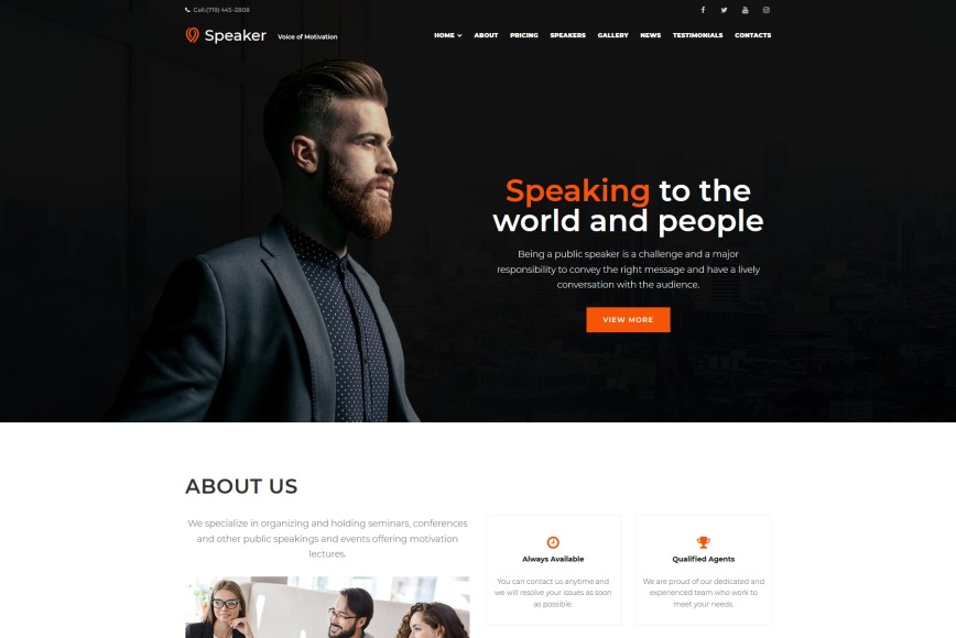 Life Coach Website Template For Coaching Services MotoCMS