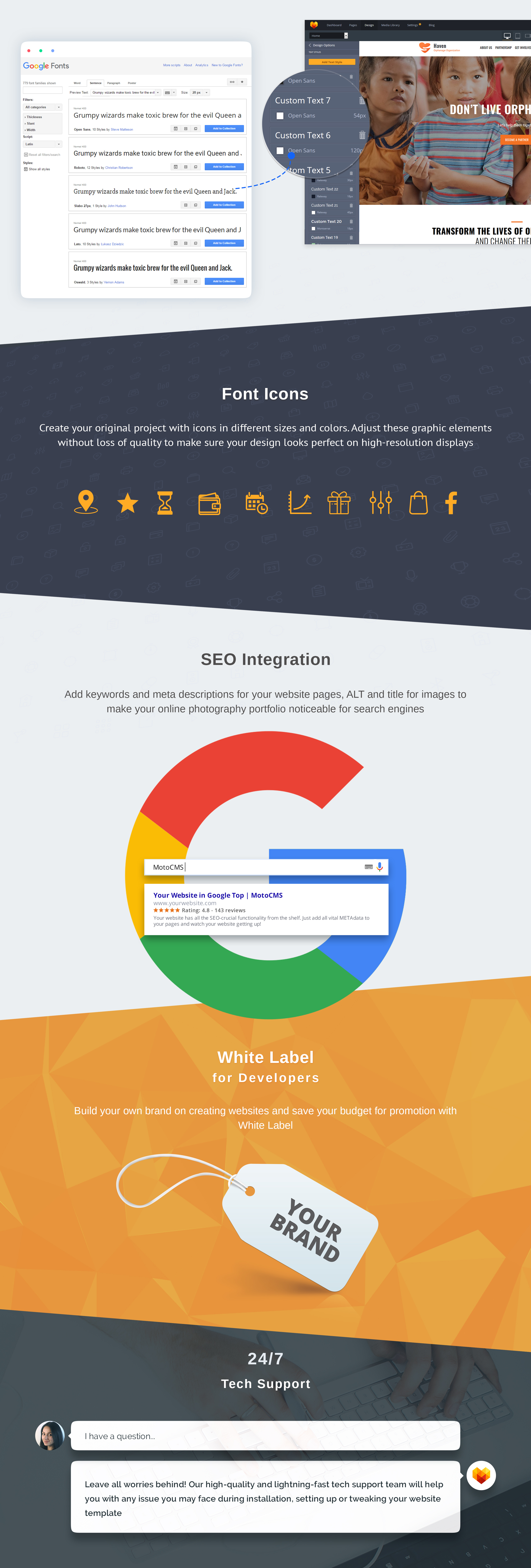 Orphanage Website Template for Childrens Community - MotoCMS