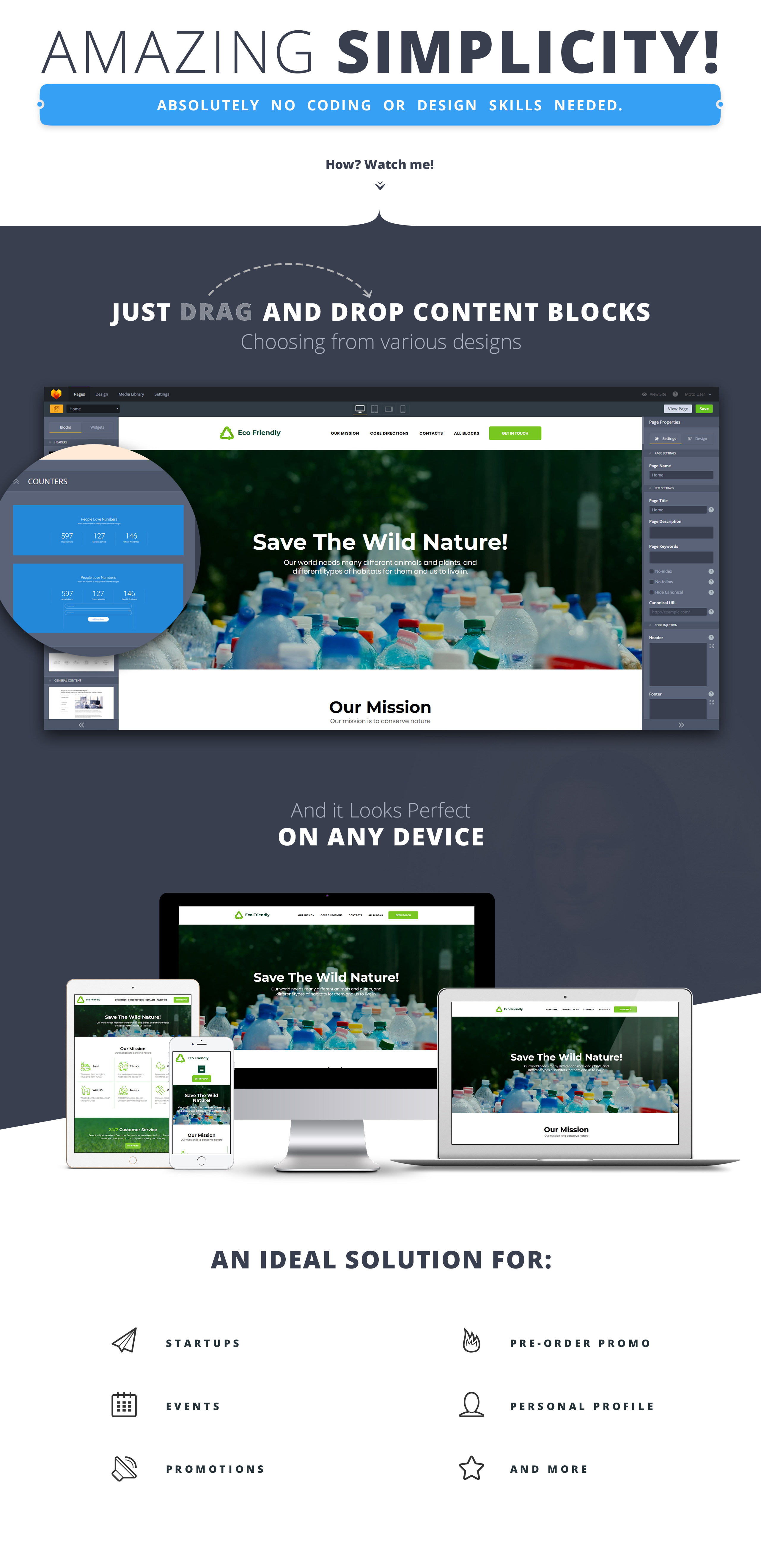 Free Recycle Website Template for Trash Removal Sites - MotoCMS