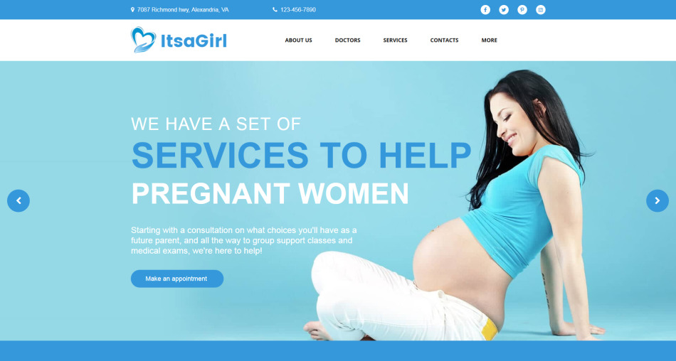 Blood Donation Website Template for Blood Bank - MotoCMS