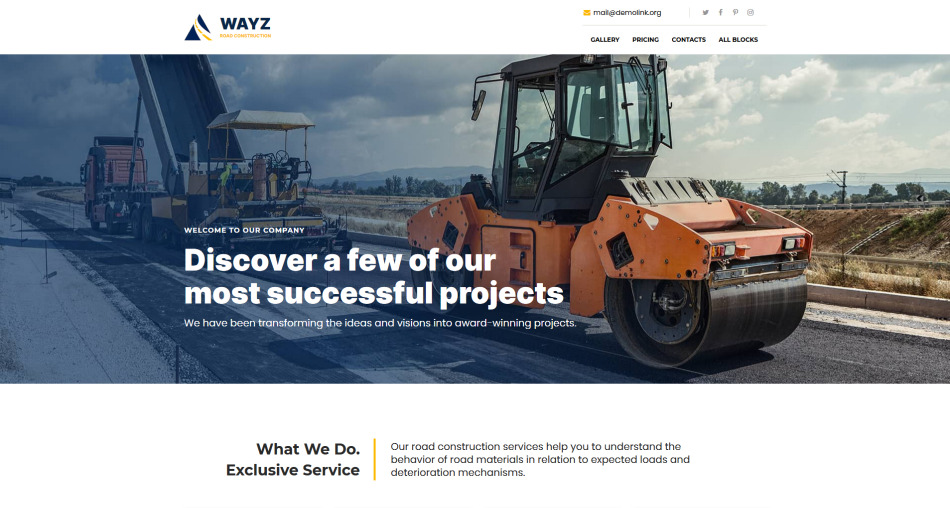 Building Materials Website Template for E-Store - MotoCMS