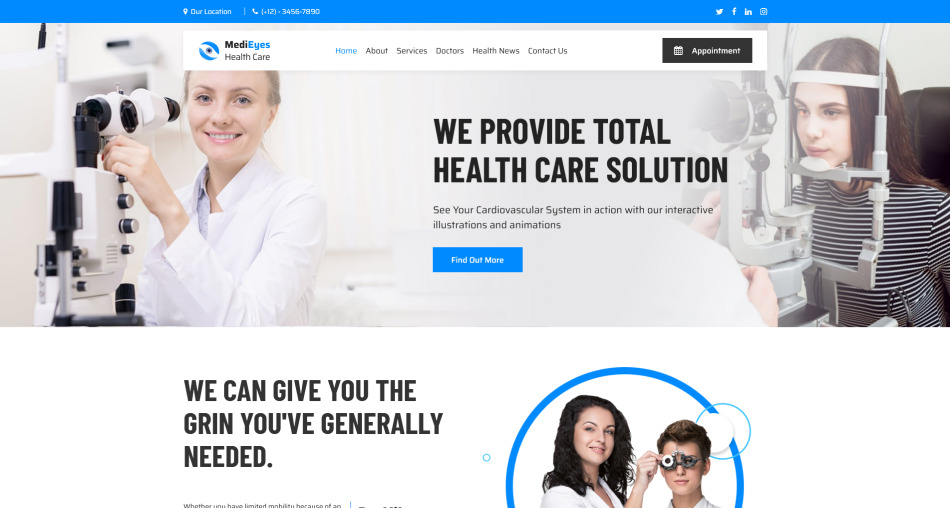 Blood Donation Website Template for Blood Bank - MotoCMS