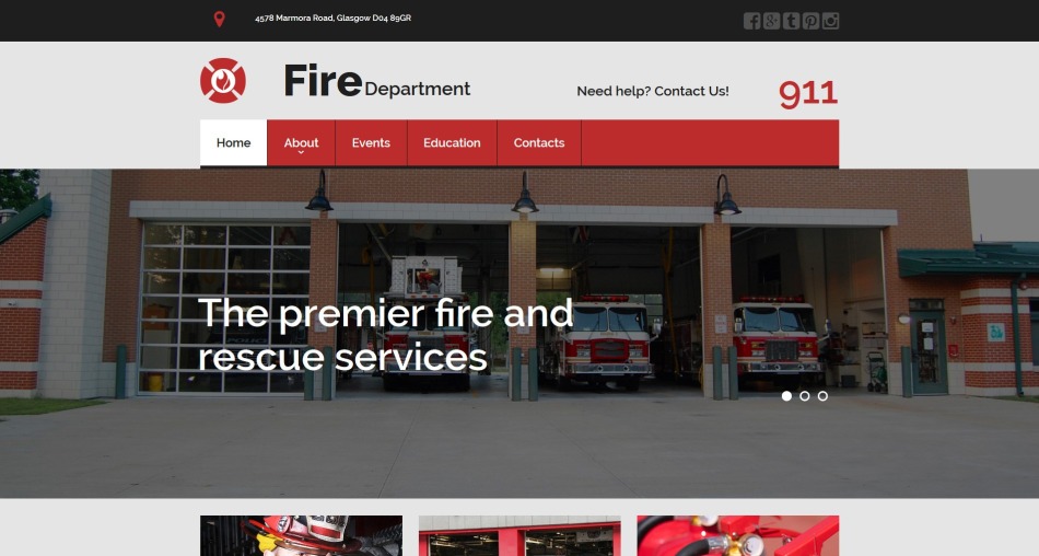 Security Website Templates - Guard System & Services - MotoCMS