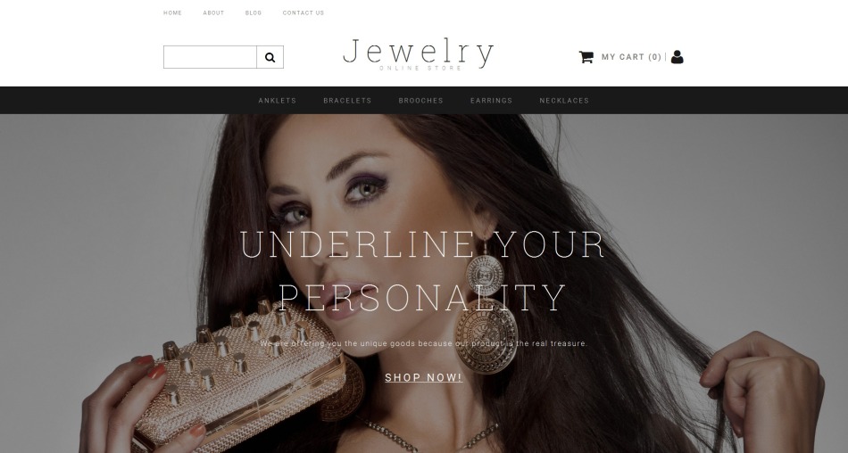 Jewelry Store Website Design for Luxury Jewellery Shop - MotoCMS