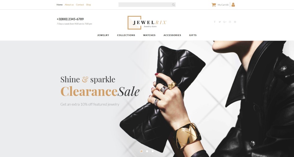 Jewellery Website Template for Handmade Jewelry Sites - MotoCMS