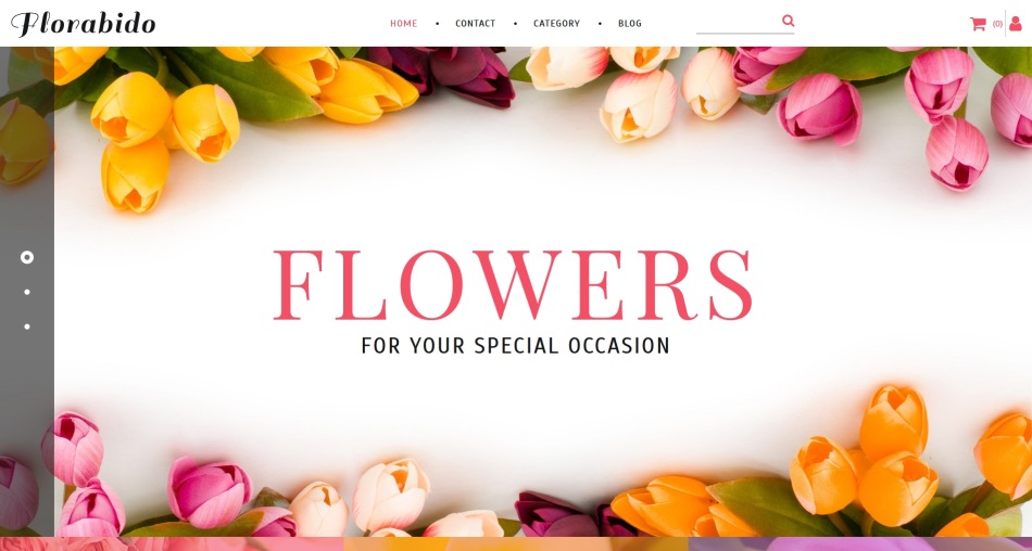 Flowers Website Templates - Flower Shop - MotoCMS