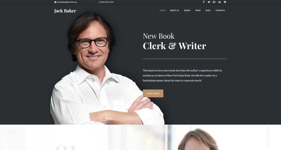 Public Library Website Template for Library & Book Store - MotoCMS