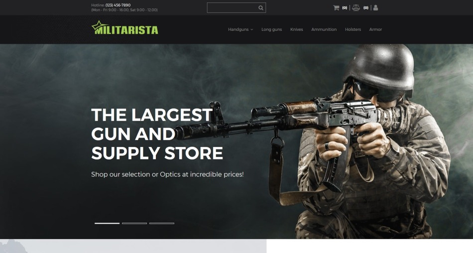 Military Website Templates - Army Web Design - MotoCMS