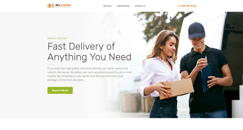 GPS Tracking Website Template - MotoCMS