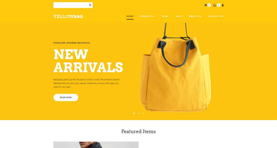 Footwear Website Template for Online Shoe Store - MotoCMS