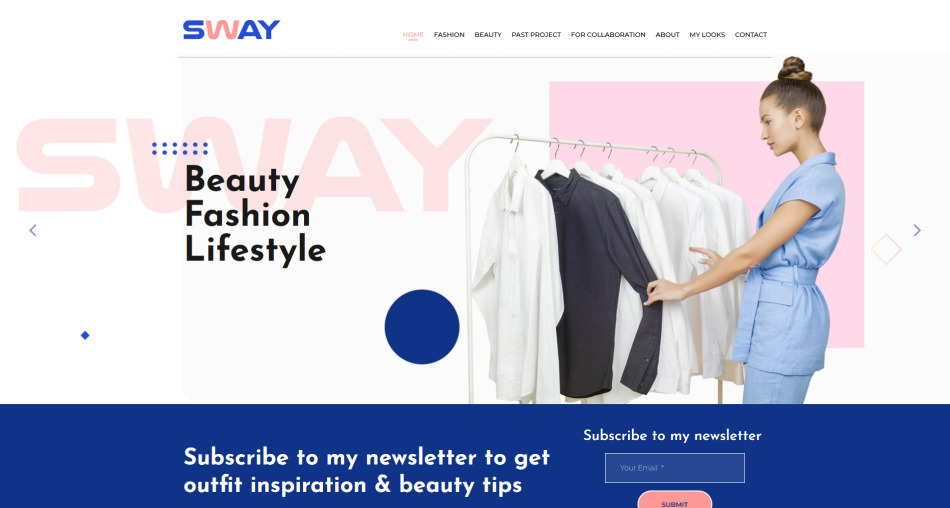 Dress Website Template for Online Clothing Store - MotoCMS
